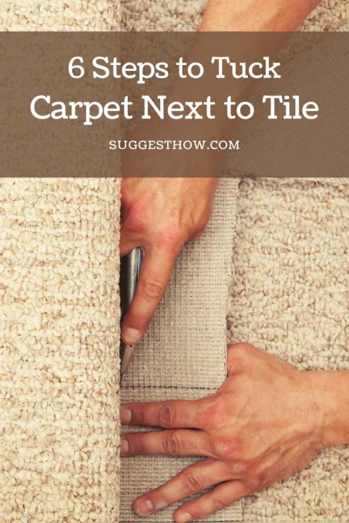 How to Tuck Carpet Next to Tile