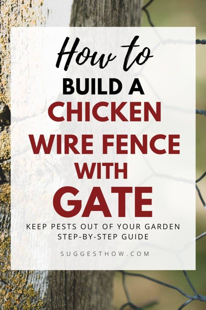 How to Build a Chicken Wire Fence with Gate - Step-by-Step Guide
